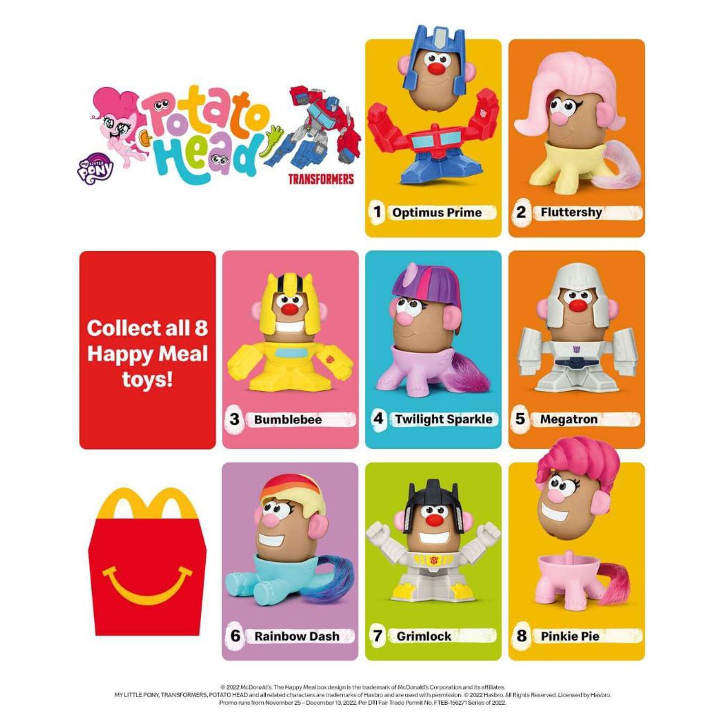 Jual Happy meal McD potato head | Shopee Indonesia