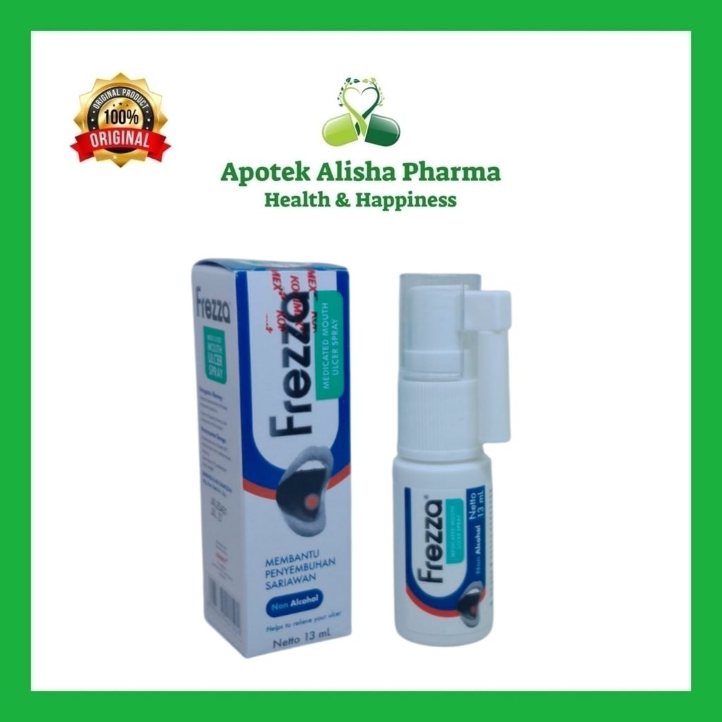 Jual Frezza Medicated Mouth Ulcer Spray 13ml Freza Obat Sariawan ...