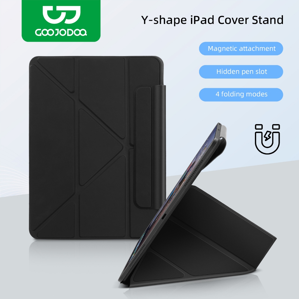 Jual Goojodoq Y Folding Magnetic iPad Case Multi-Angle Viewing Full ...