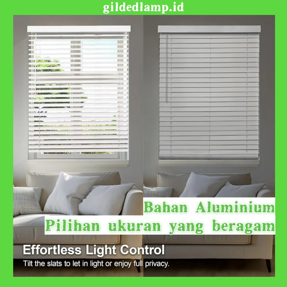 Jual FORHOM TIRAI GULUNG LIPAT JENDELA / ROLLER BLIND VENETIAN BLINDS ...