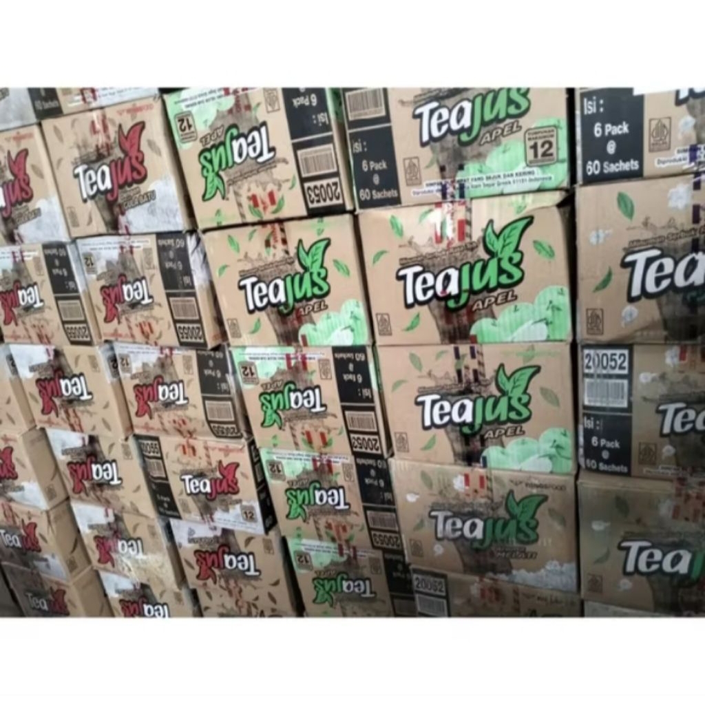 Jual 1 DUS - TEAJUS Minuman Serbuk Teh Sachet isi 36 Renceng | Shopee ...