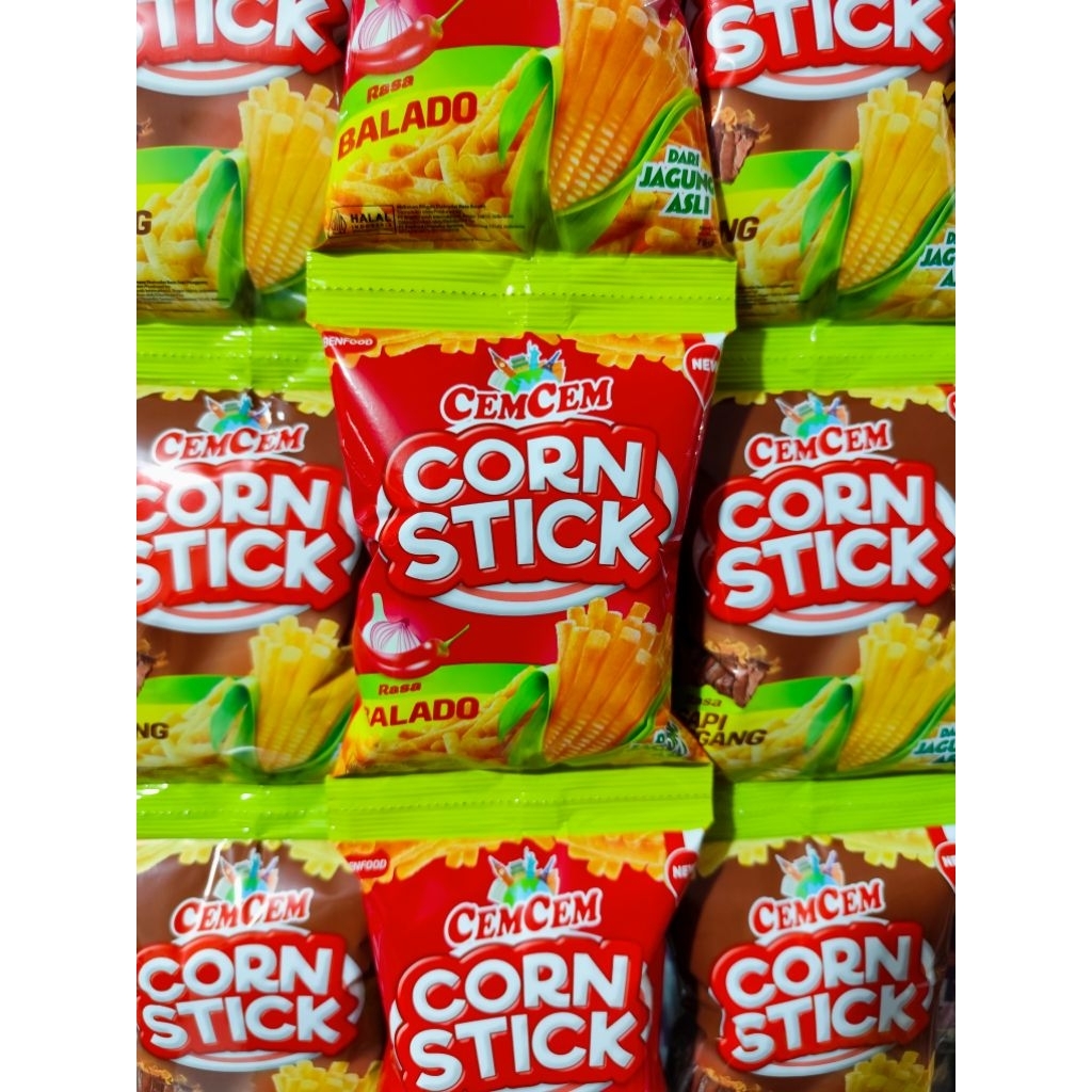 Jual Chiki CemCem Corn Stick (1 Renteng isi 10 pcs) | Shopee Indonesia