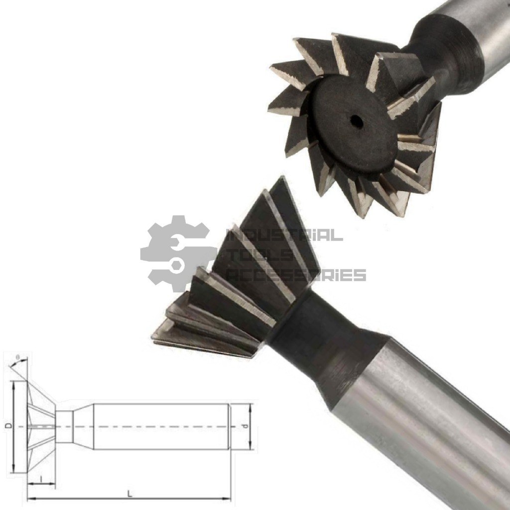 Jual Dove Tail 18 X 60 HSS Ekor Burung 18mm Dovetail Cutter Milling ...