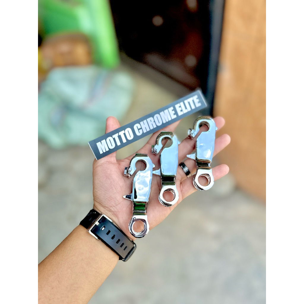 Jual 100% ORIGINAL TUAS PAHA REM BELAKANG CHROME CROME BEAT KARBU F1 FI ...