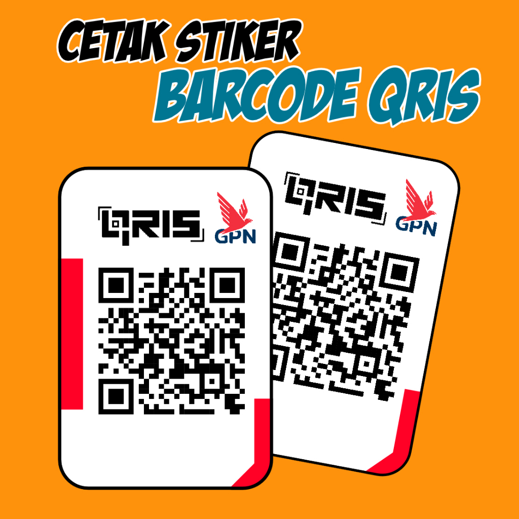Jual Cetak Stiker Barcode Qris | Shopee Indonesia