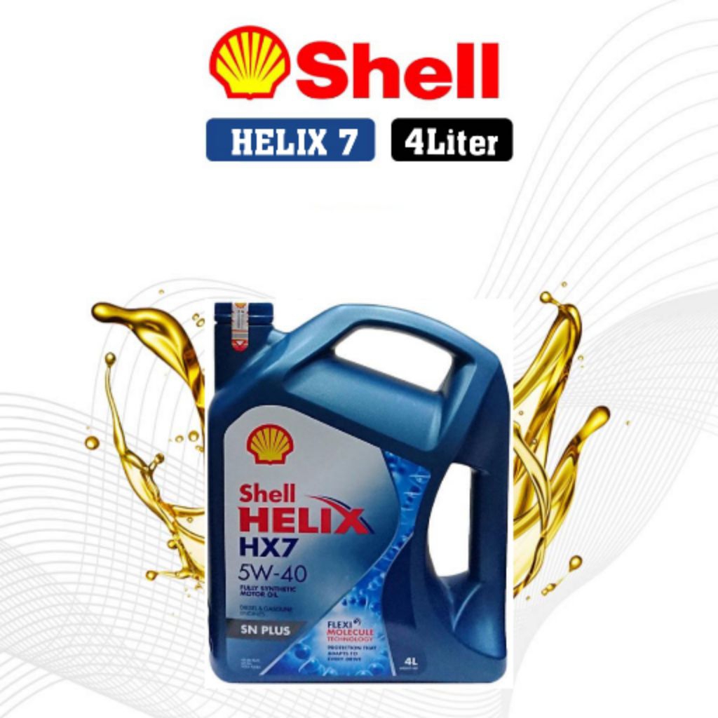 Jual OLI SHELL HELIX 7 5W-40 4 LITER | OLI MOBIL SHELL HX7 4 LITER ...