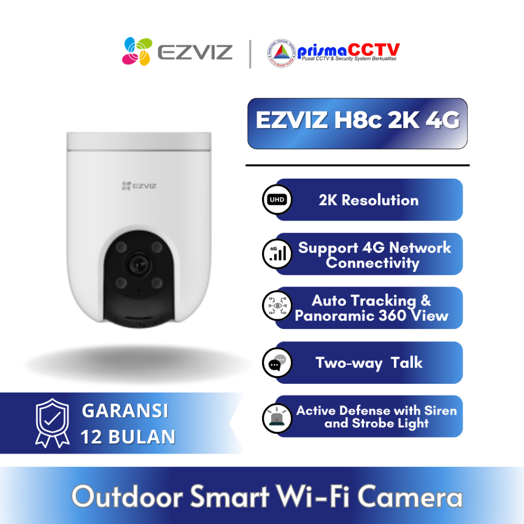 Jual Ezviz H8c 4G Smart Home IP Camera CCTV Outdoor | Shopee Indonesia