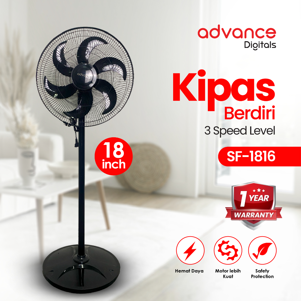 Jual Advance SF-1816 Kipas Angin Tornado Multifungsi Standing Fan Kipas ...