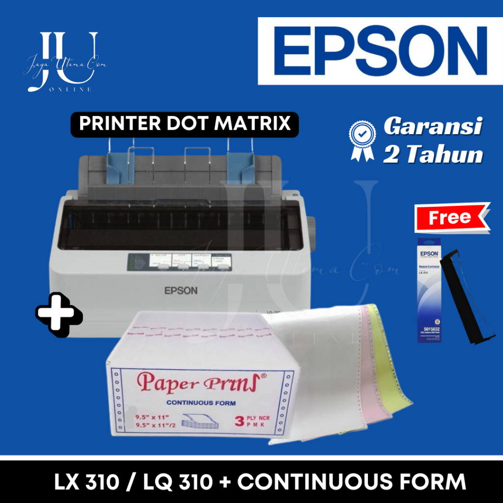 Jual Epson LQ-310 / LX-310 Dot Matrix Printer – Cetak Nota, Faktur ...