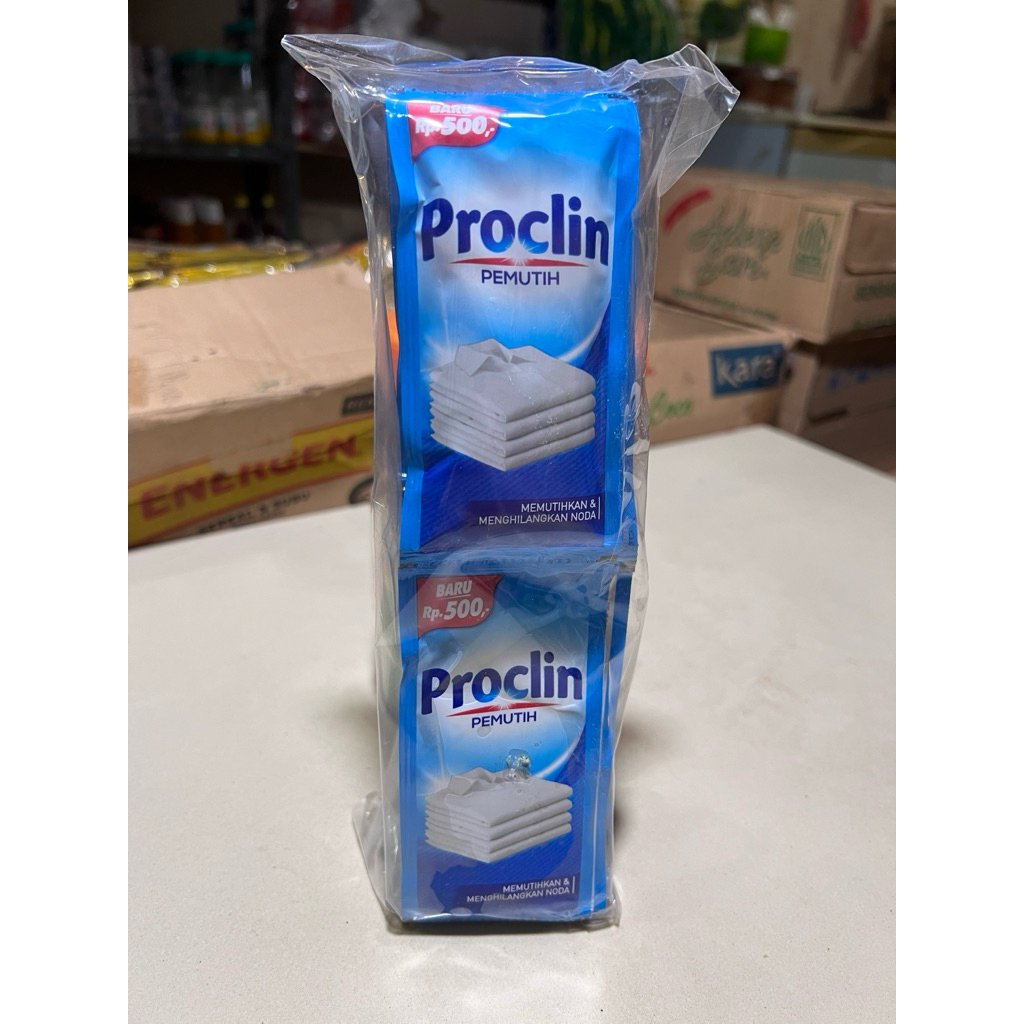 Jual Proclin Pemutih Sachet (1 renceng isi 12pcs) | Shopee Indonesia