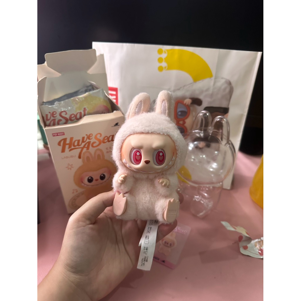 Jual [NEW] Pop Mart PM Popmart Labubu Have a Seat — Dada Pink | Shopee ...