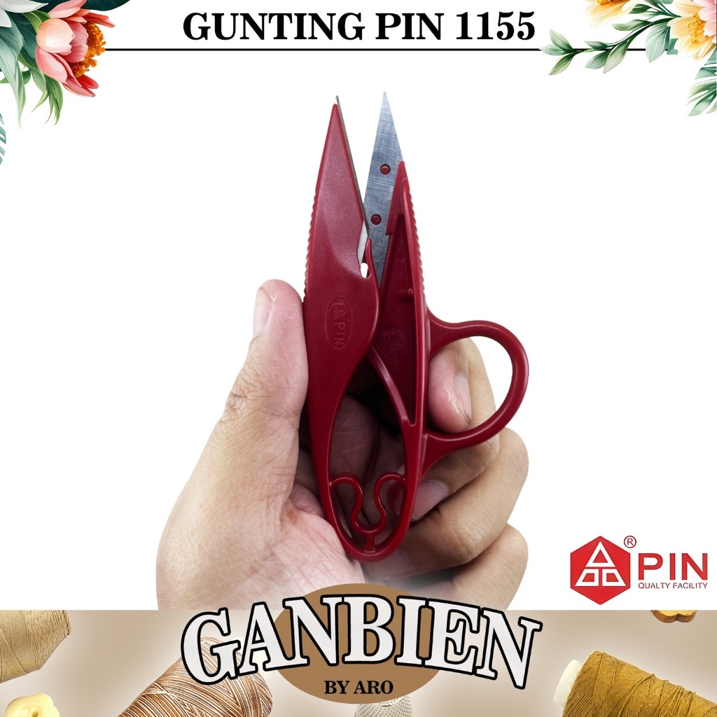 Jual Gunting Cekris Premium Merk PIN 1155 - Gunting Jahit Praktis ...