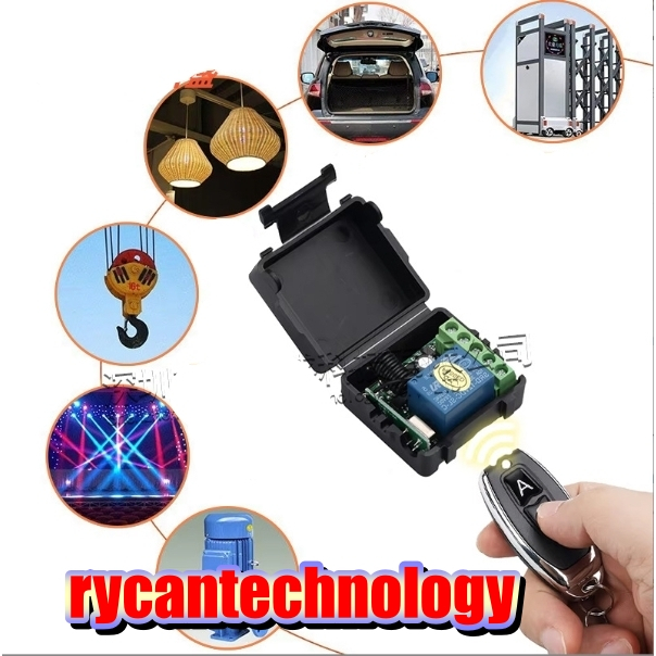 Jual Universal Wireless Transmitter Receiver Remot Kontrol RF 433MHz ...