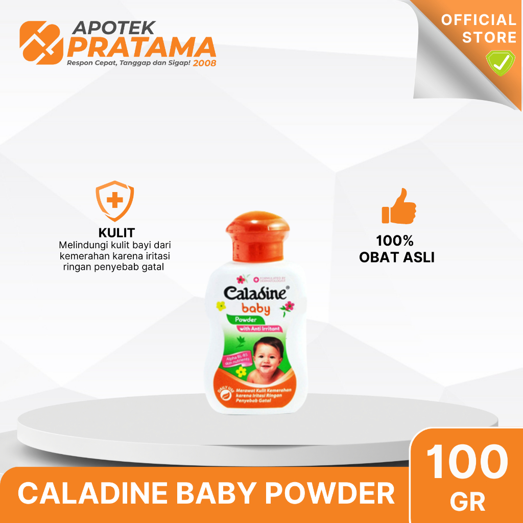 Jual CALADINE BABY POWDER 100GR / CALADINE BEDAK BAYI | Shopee Indonesia
