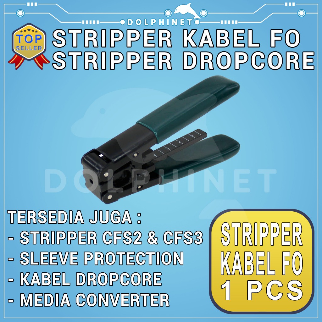 Jual Drop Cable Stripper FTTH / FO Tool Drop Stripper / Pengupas Kabel ...