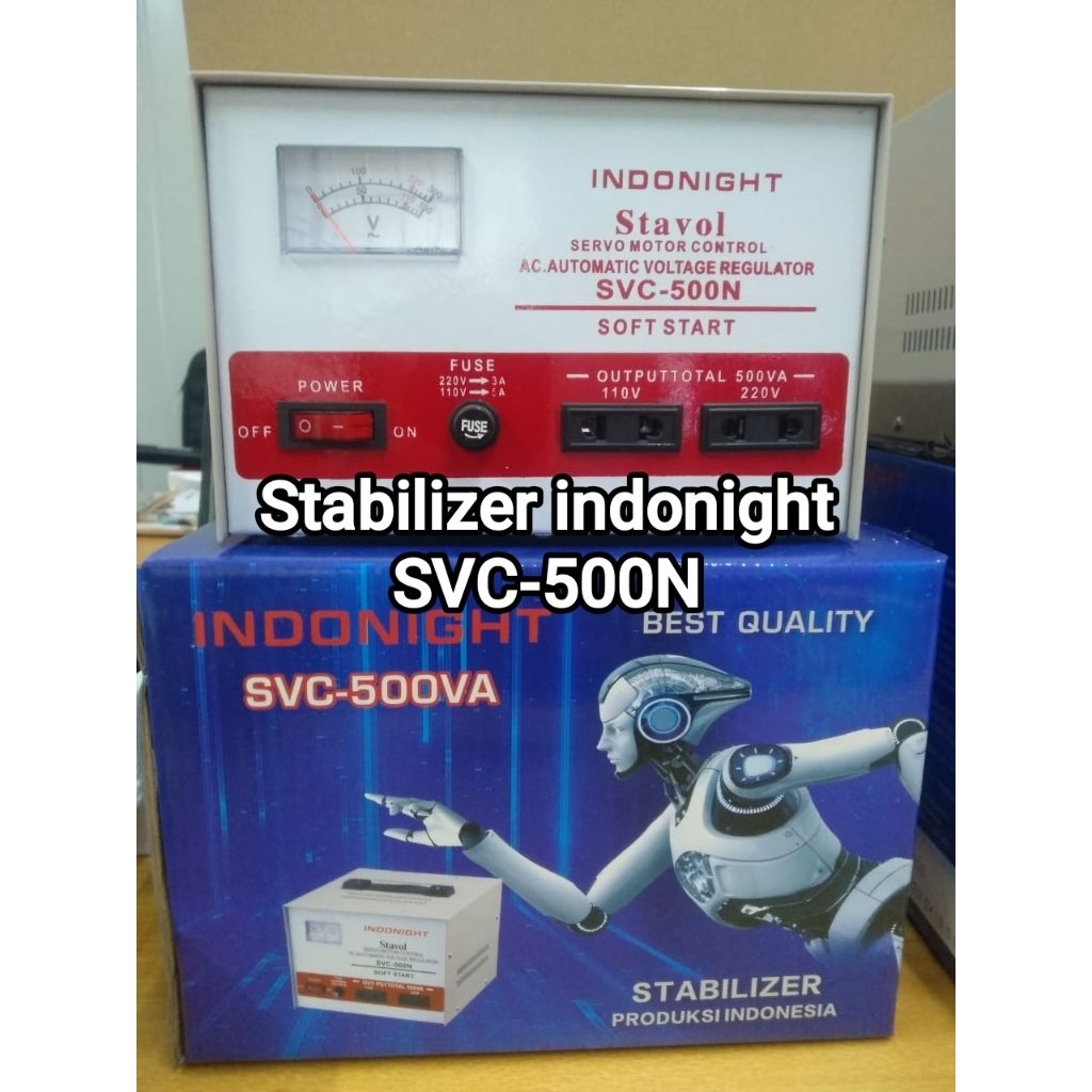 Jual Stabilizer listrik/Stavol Indonight 500 watt/stabilizer Indonight ...