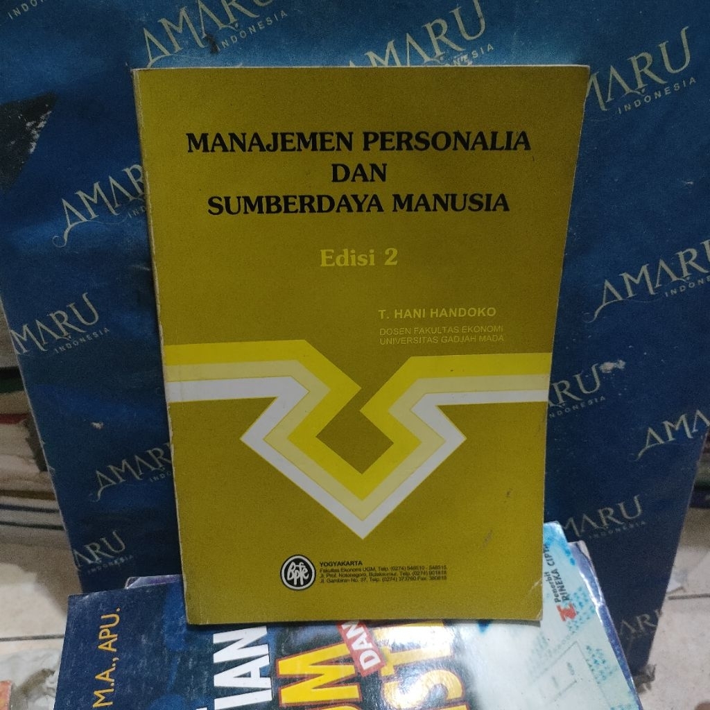 Jual BUKU BEKAS MANAJEMEN PERSONALIA DAN SUMBER DAYA MANUSIA EDISI 2 DR ...