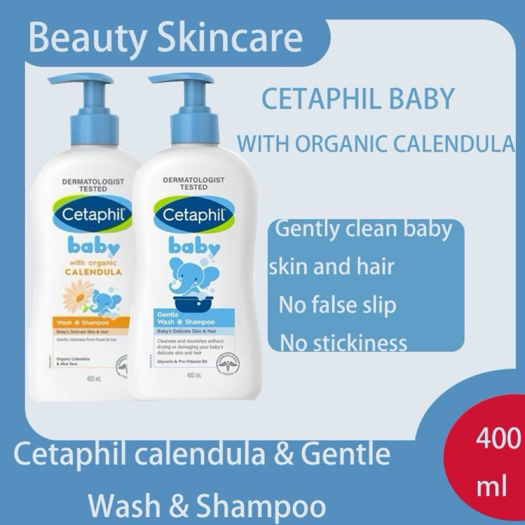 Jual Cetaphil Baby Wash & Shampoo 400ml - Cetaphil Baby - Gentle Wash ...