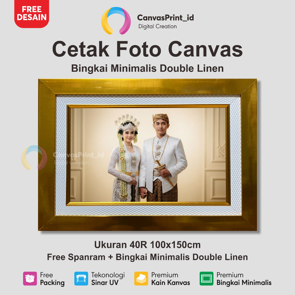 Jual Cetak Foto Kanvas Jumbo 100x150cm 40R/Canvas Photo Print Include ...