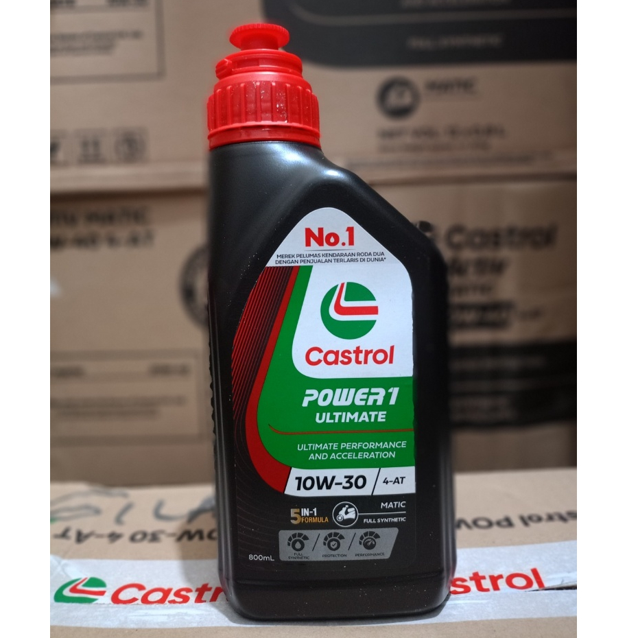 Jual OLI MESIN CASTROL MATIC ULTIMATE SAE 10W-30 800ML / 1 LITER ...