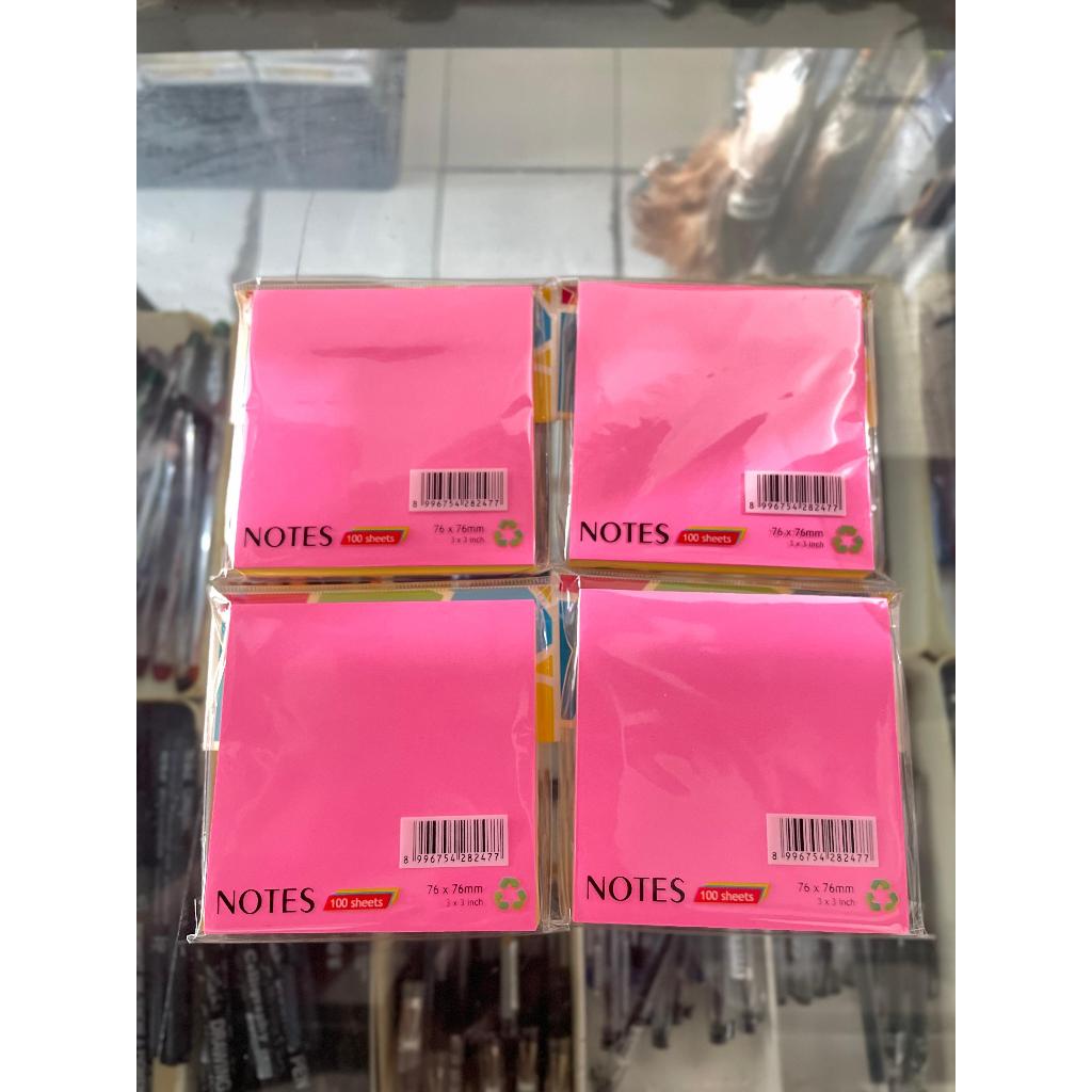 Jual STICKY NOTES ESELON 76X76 5WARNA | Shopee Indonesia