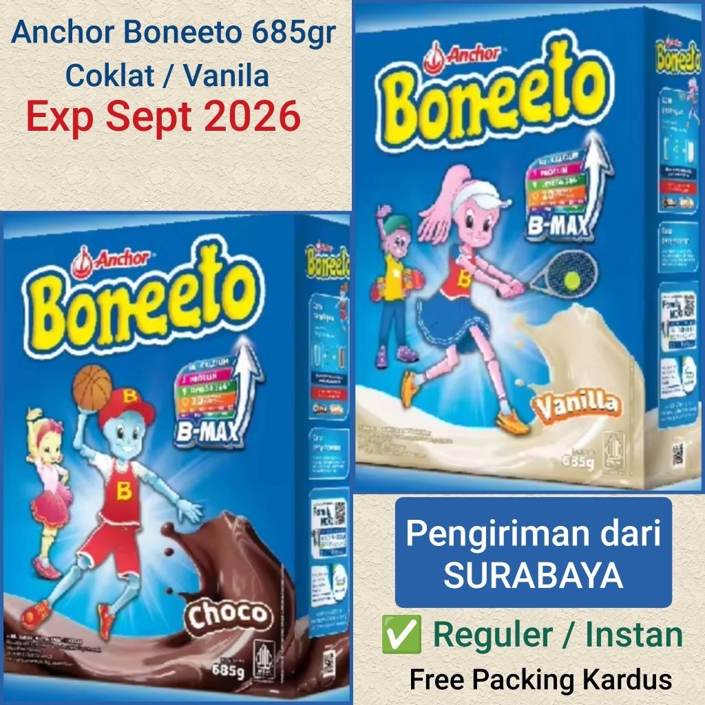 Jual Anchor Boneeto Vanila / Coklat 685gr | Shopee Indonesia