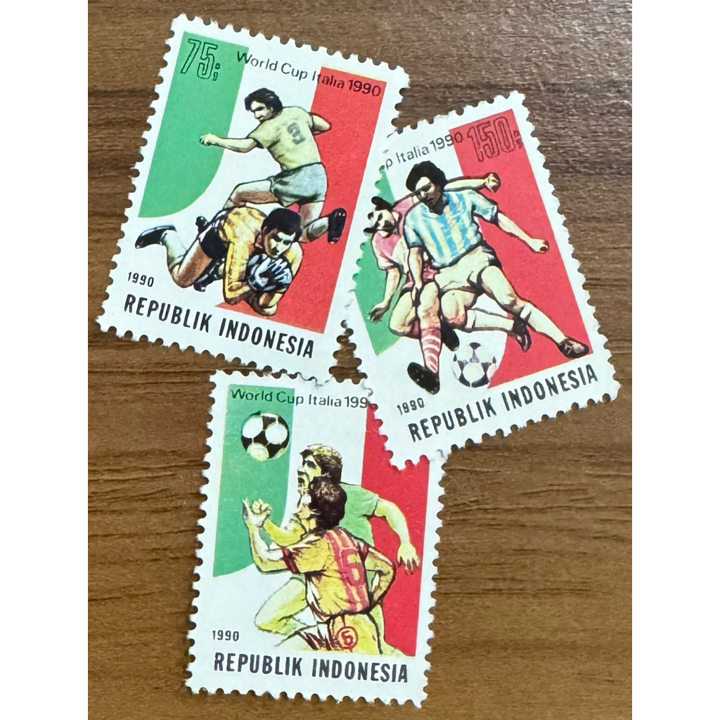 Jual Prangko Kuno Set Langka “World Cup Italia 1990” (Filateli ...