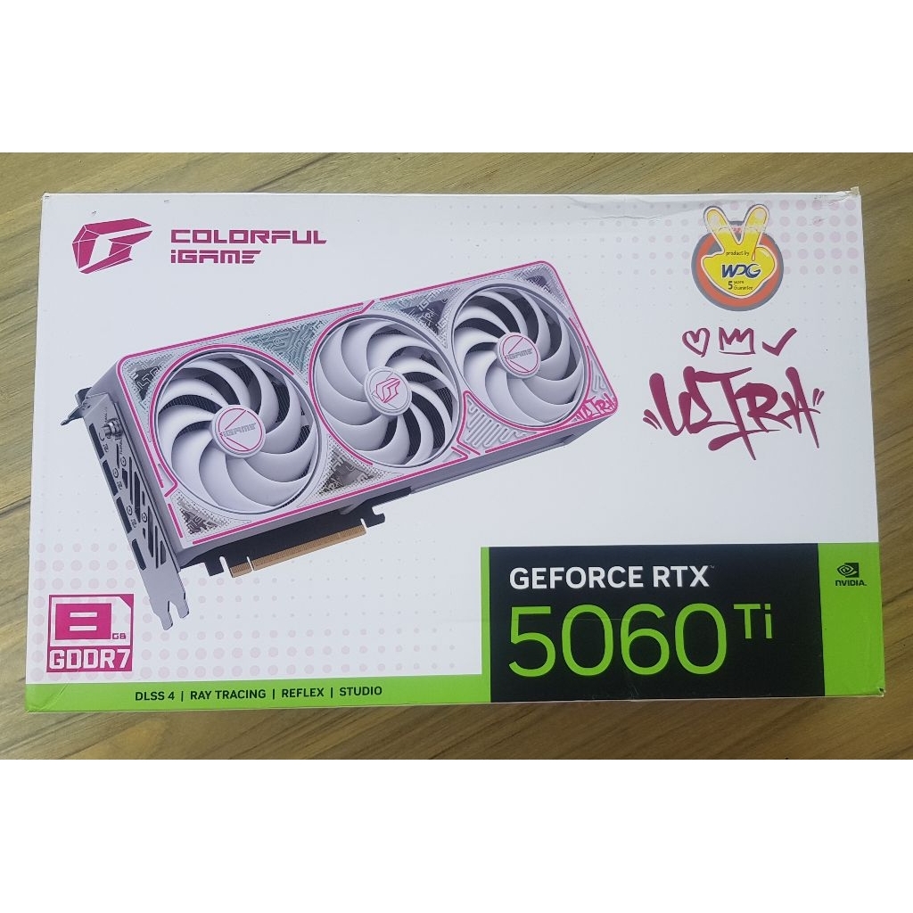 Jual VGA Colorful IGame RTX 5060 Ti W OC 8GB Triple Fan - Second ...