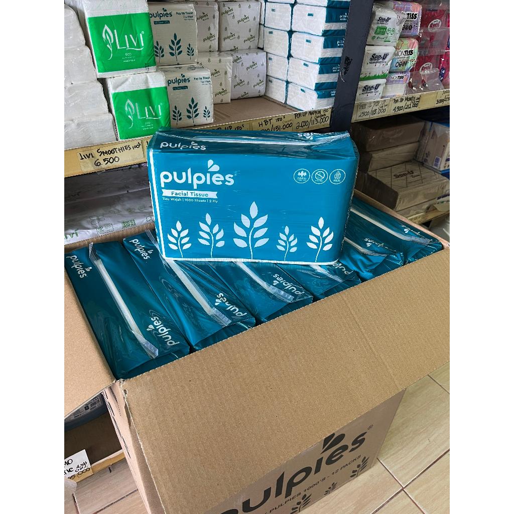 Jual (KHUSUS INSTAN) UKURAN DUS isi 12- Tissue Pulpies - Facial Refill ...