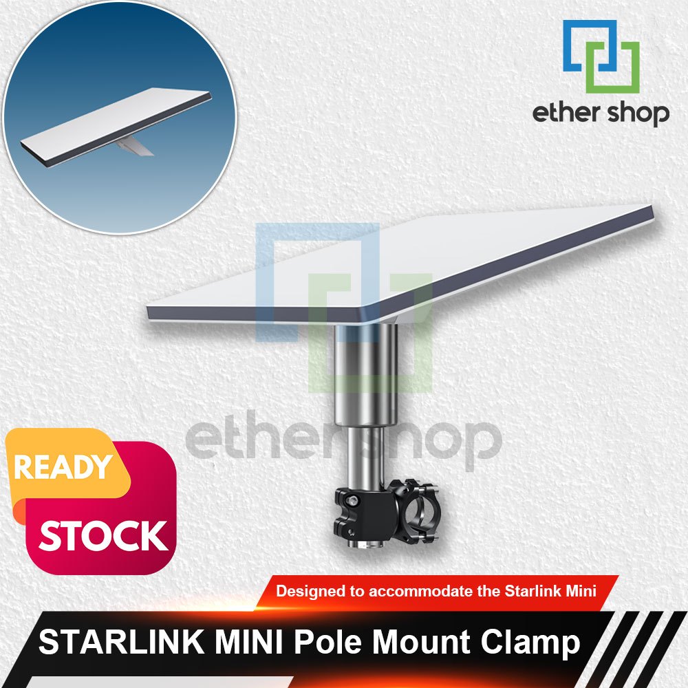 Jual Klem Tiang Starlink Mini - Starlink Mini Pole Mount Clamp | Shopee ...