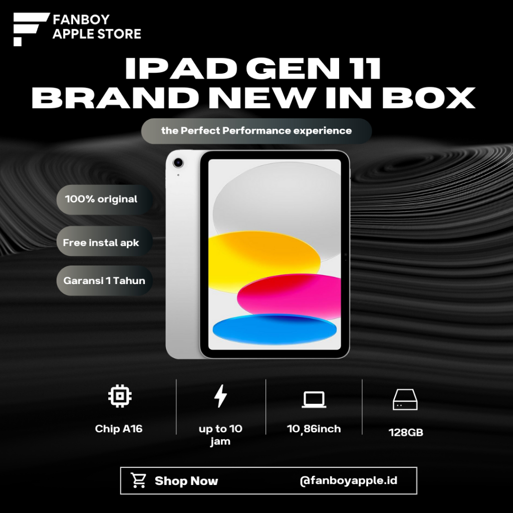 Jual IPad 11 A16 | Storage 128GB | chip A16 bionic | Brand New In Box ...