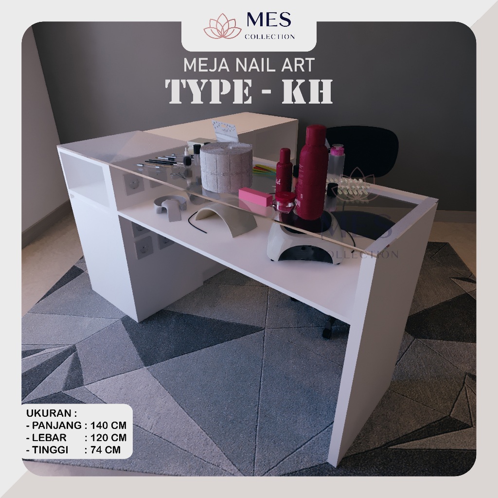 Jual MES COLLECTION - Meja Nail Art SPECIAL TYPE-KH, Nail Art Desk ...
