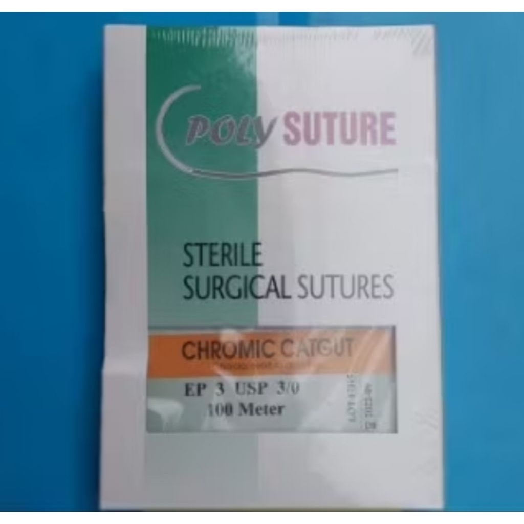 Jual Benang Catgut Roll Chromic 3/0 Polysuture 100meter | Shopee Indonesia