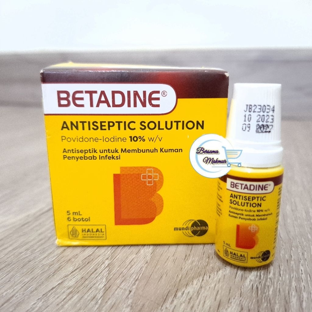 Jual Betadine antiseptic solution botol kecil | Shopee Indonesia