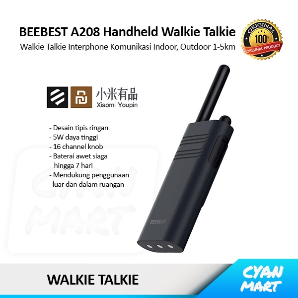Jual BEEBEST Walkie Talkie A208 Handy Talk HT Intercom Komunikasi Two ...