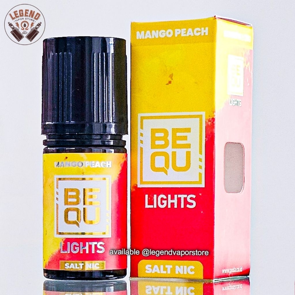 Jual SALT NIC - LIQUID BEQU LIGHTS Mango Peach 30ML 12MG AUTHENTIC ...