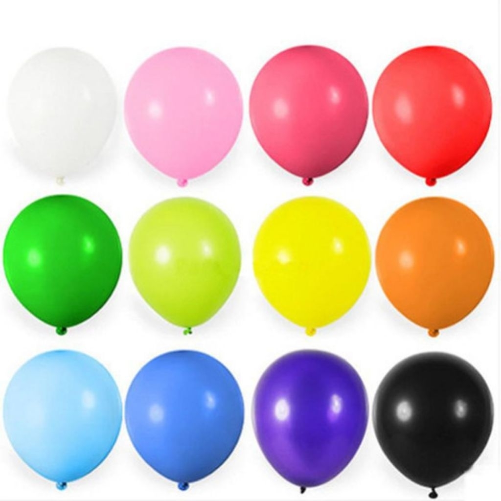 Jual Balon latex doff 12in | Shopee Indonesia
