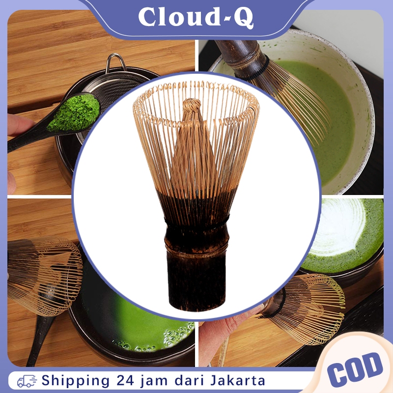 Jual 100 Prongs Chasen Bamboo Whisk Bambu Ungu / Alat Pembuat Matcha ...