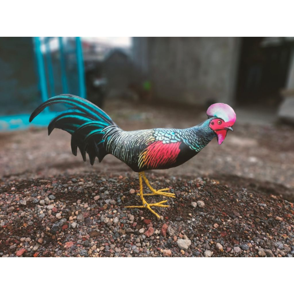 Jual PATUNG JONTROT AYAM HUTAN HIJAU - JONTROT AYAM HUTAN HIJAU MIRIP ...