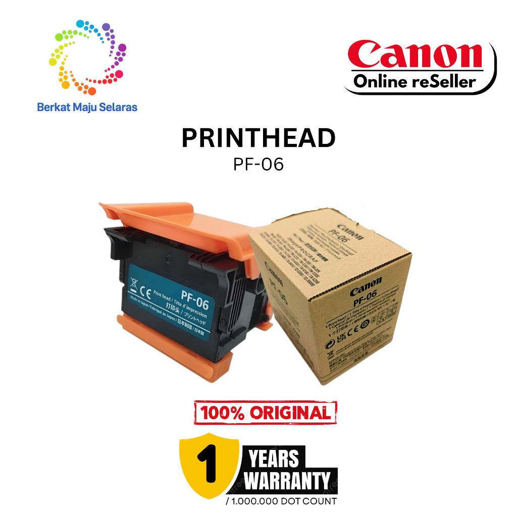 Jual PRINTHEAD Original Canon PF-06 Plotter TM5200 5350 TA TX SERIES ...