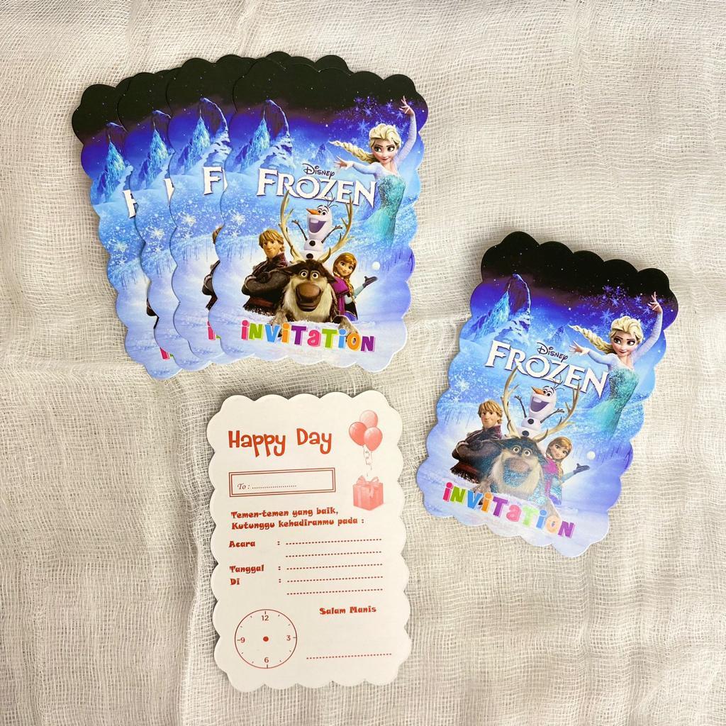 Jual Kartu Undangan Ultah / Ulang Tahun Frozen | Shopee Indonesia