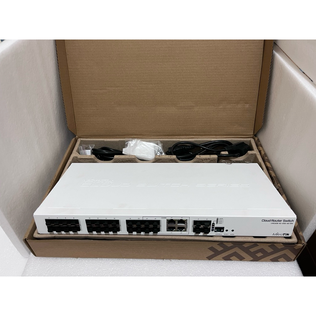 Jual Mikrotik Cloud Core Switch CRS328-4C-20S-4S+RM RouterBOARD CRS 328 ...
