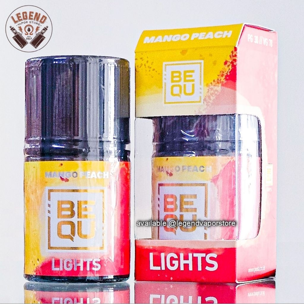 Jual FREEBASE - LIQUID BEQU LIGHTS Mango Peach 60ML 3MG AUTHENTIC ...