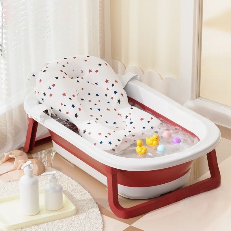 Jual 【COD】Foldable Baby Bath Tub Bak Mandi Bayi Lipat dengan dan Bantal ...