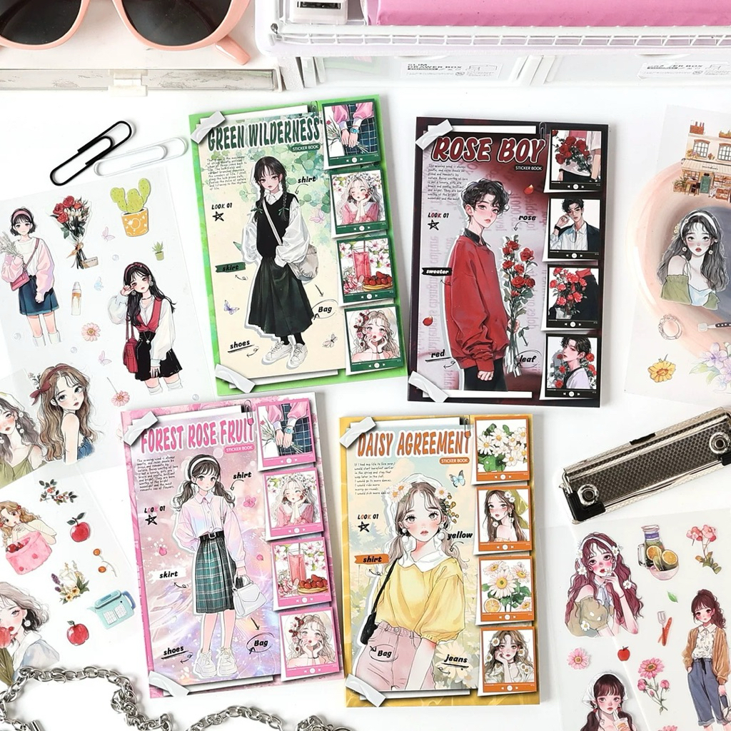 Jual FASHION STICKER BOOK | Shopee Indonesia