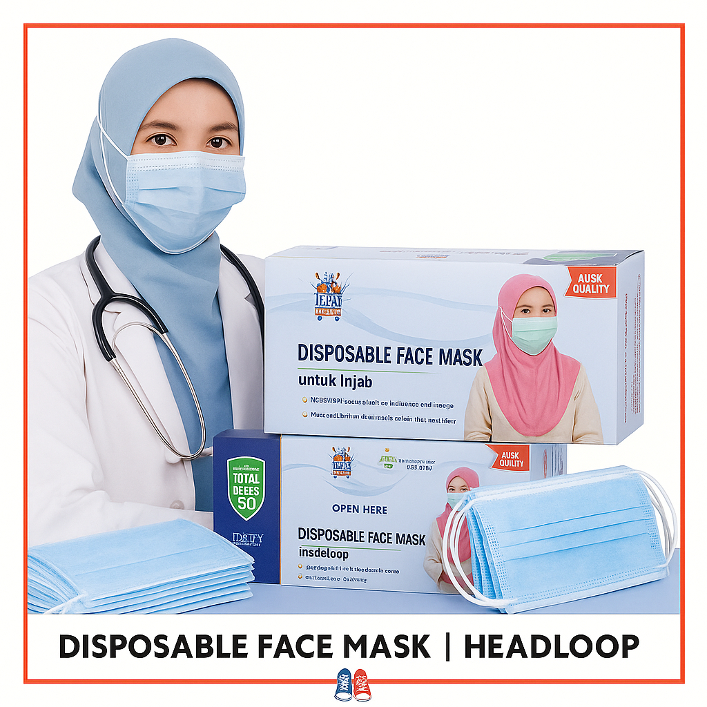Jual Masker Hijab PMI Premium Isi 50 Pcs – Original Indonesia Harga ...