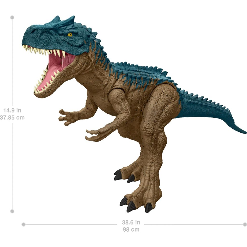 Jual Mattel Jurassic World Super Colossal Allosaurus Action Figure ...