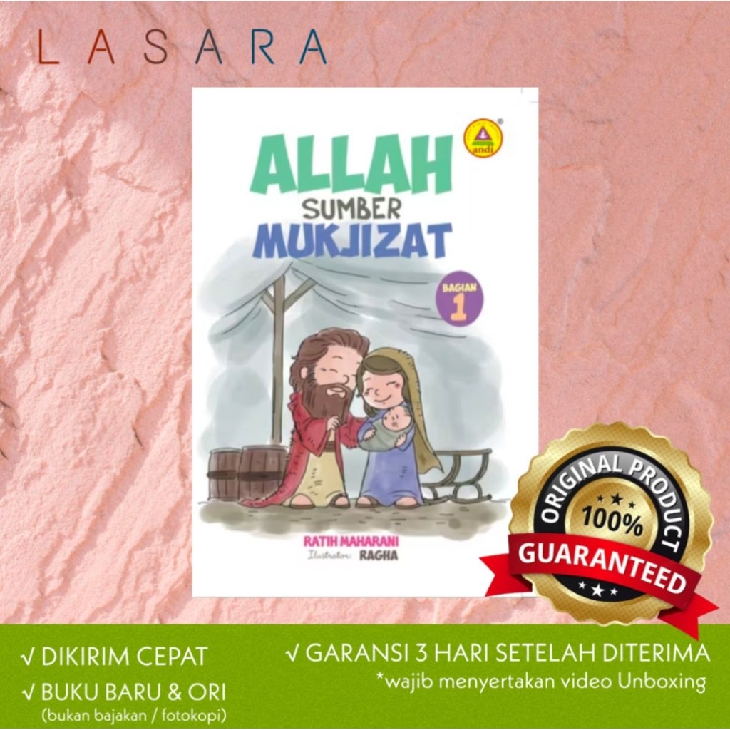 Jual Buku Rohani Anak | Allah Sumber Mukjizat - Bagian 1 | Buku Rohani ...