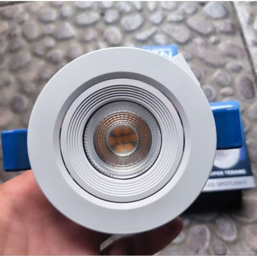 Jual LAMPU LUXEN COSMO SLIM LED SPOTLIGHT 3W 5W 7 WATT CAHAYA PUTIH / WARM WHITE 3000K / NATURAL ...