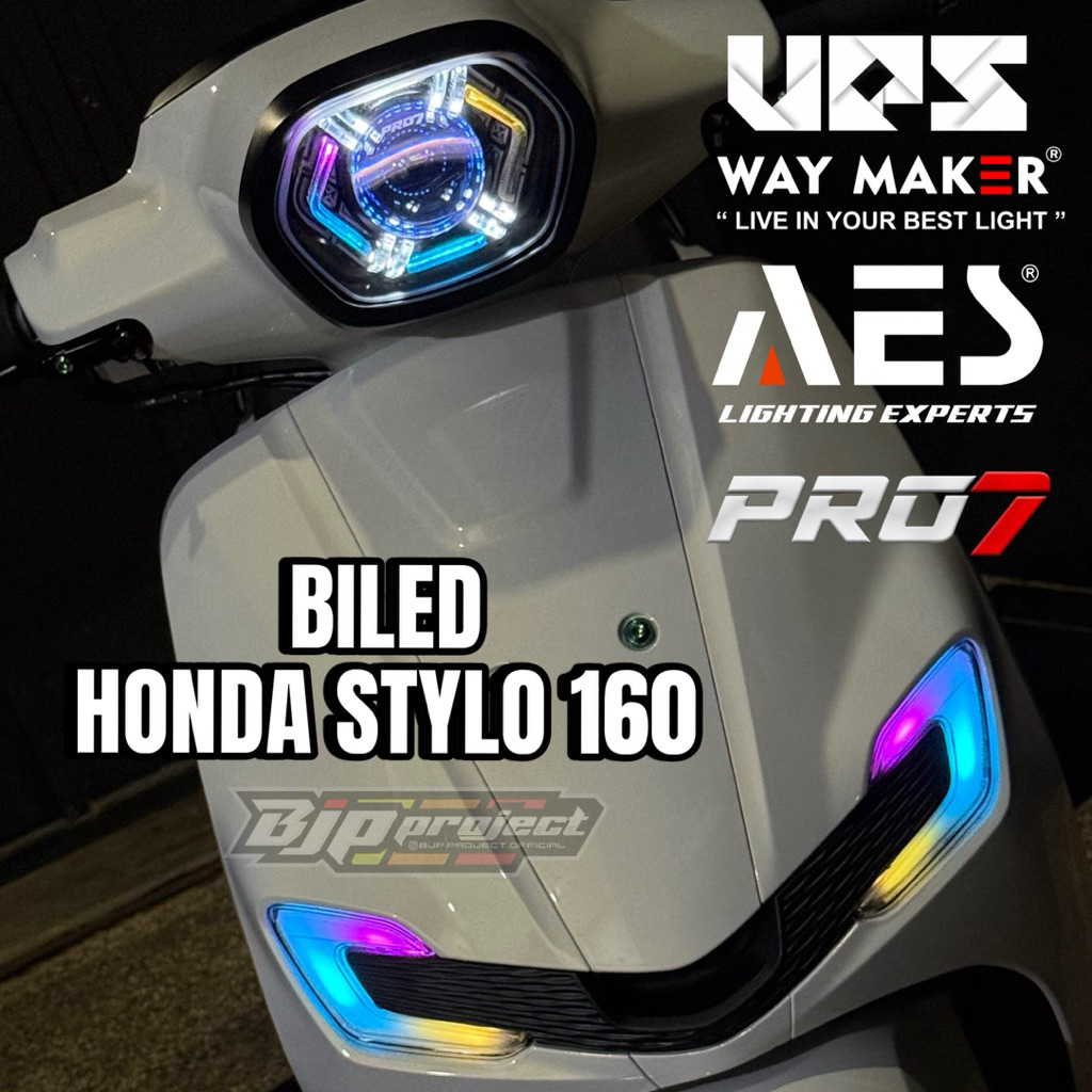 Jual LAMPU BILED HONDA STYLO 160 3INC PRO7 AES UPS WAYMAKER SHROUD 5D ...